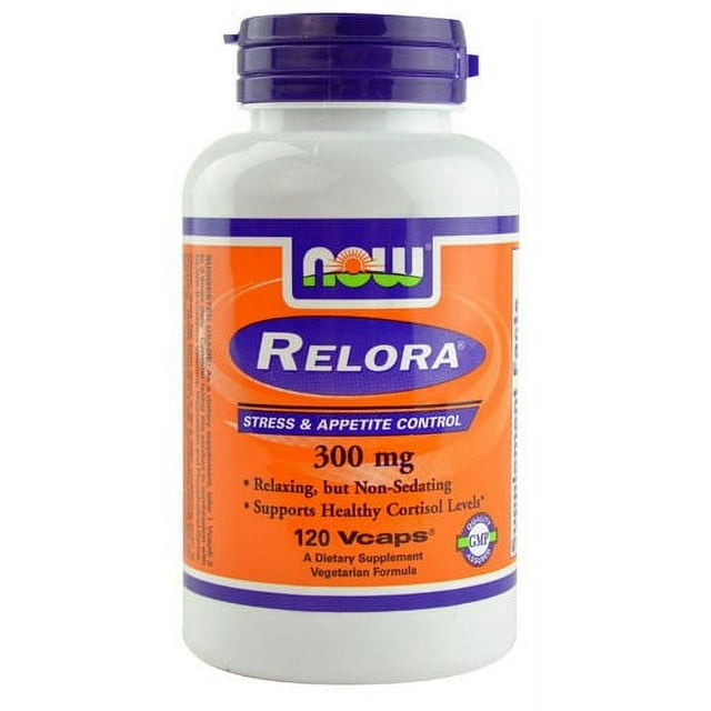 NOW Foods Relora 300 Mg 120 Vegetable Capsules - Walmart.com