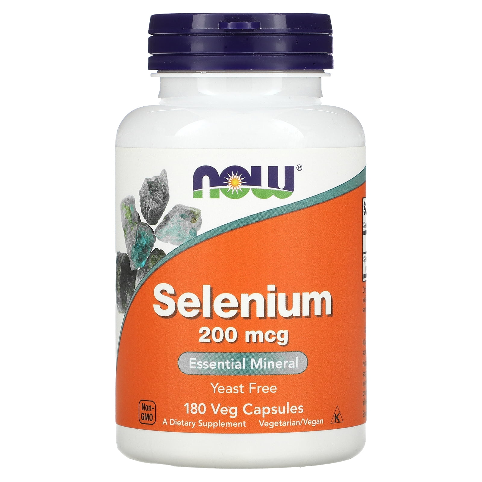 NOW Foods, Selenium, 200 mcg, 180 Veg Capsules - Walmart.com
