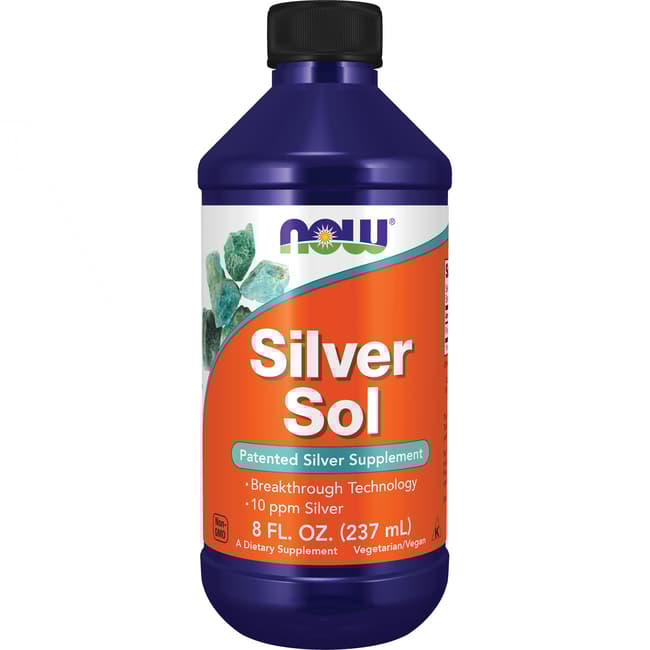NOW Foods Vegetarian Silver Sol, Colloidal Supplement Liquid, 8 fl oz ...