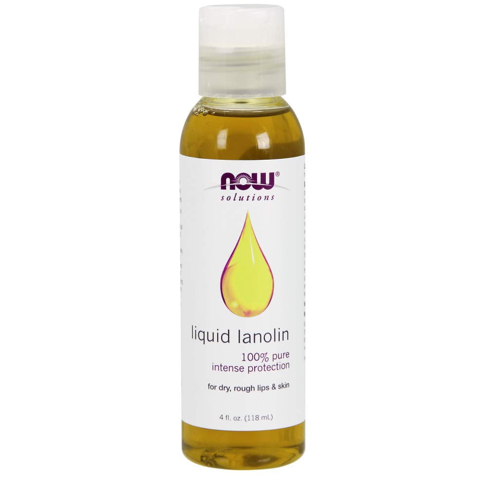 NOW Foods Solutions, Liquid Lanolin Pure, Intense Protection ...