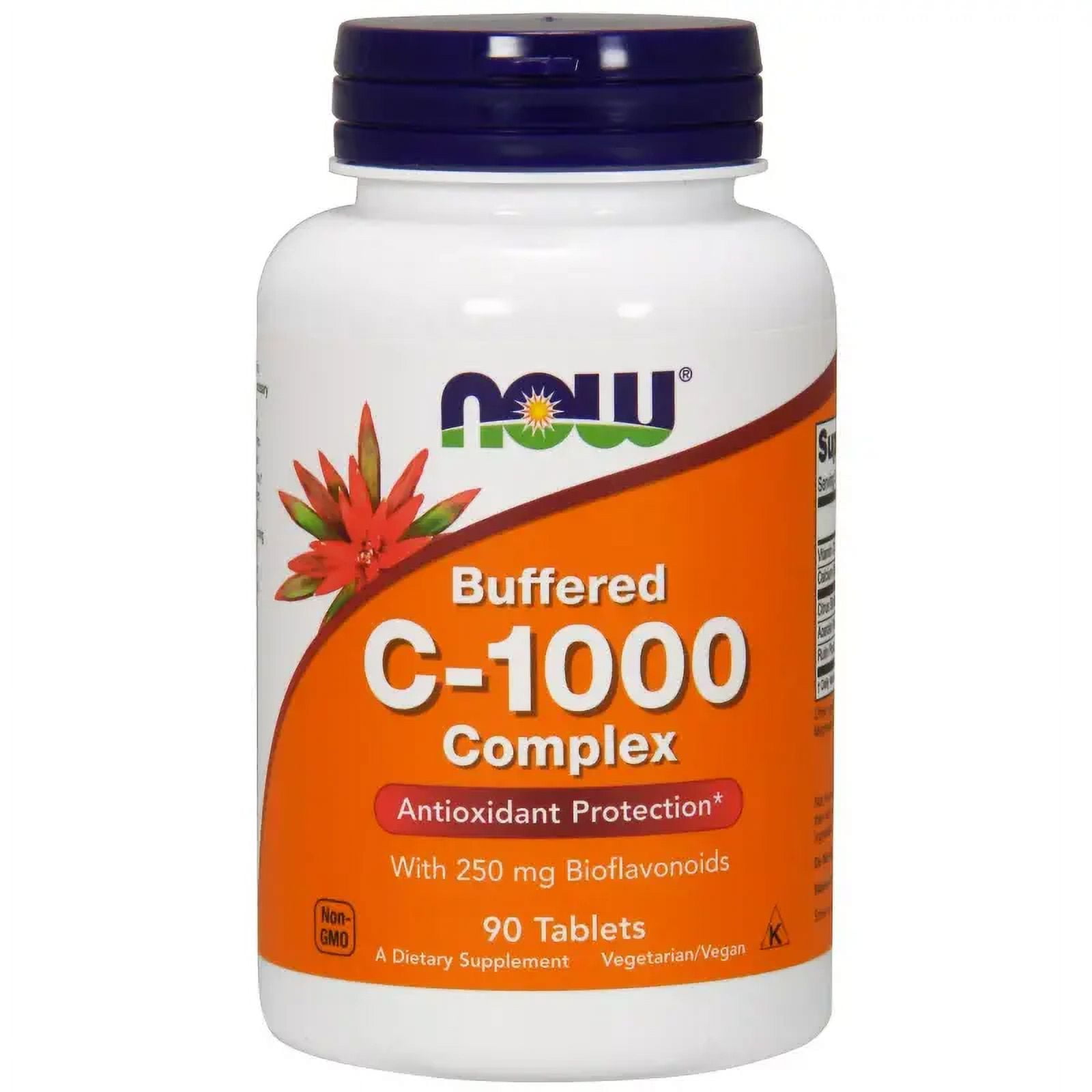 NOW_Foods_Vitamin_C-1000_Complex,_Buffered,_90_Tablets - Walmart.com