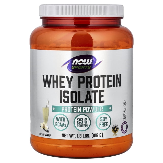 Now Foods Vanilla Whey - Protein powder - Walmart Business Supplies