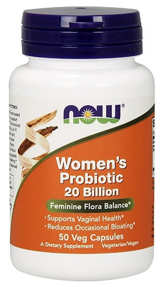 NOW Women's Probiotic 20 Billion, Immune Support, Digestive Health, 50 ...