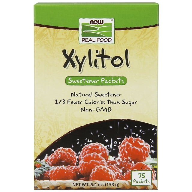 NOW Foods Xylitol Packets 75/Box - Walmart.com