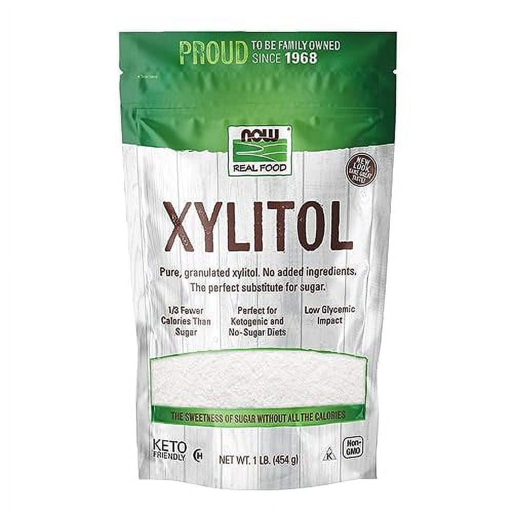 NOW Foods, Xylitol, Pure with No Added Ingredients, Keto-Friendly, Low ...