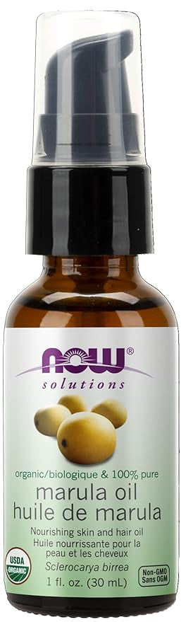 NOW Solutions, Organic Marula Oil, Skin Hydrating and Nourishing, 100% ...