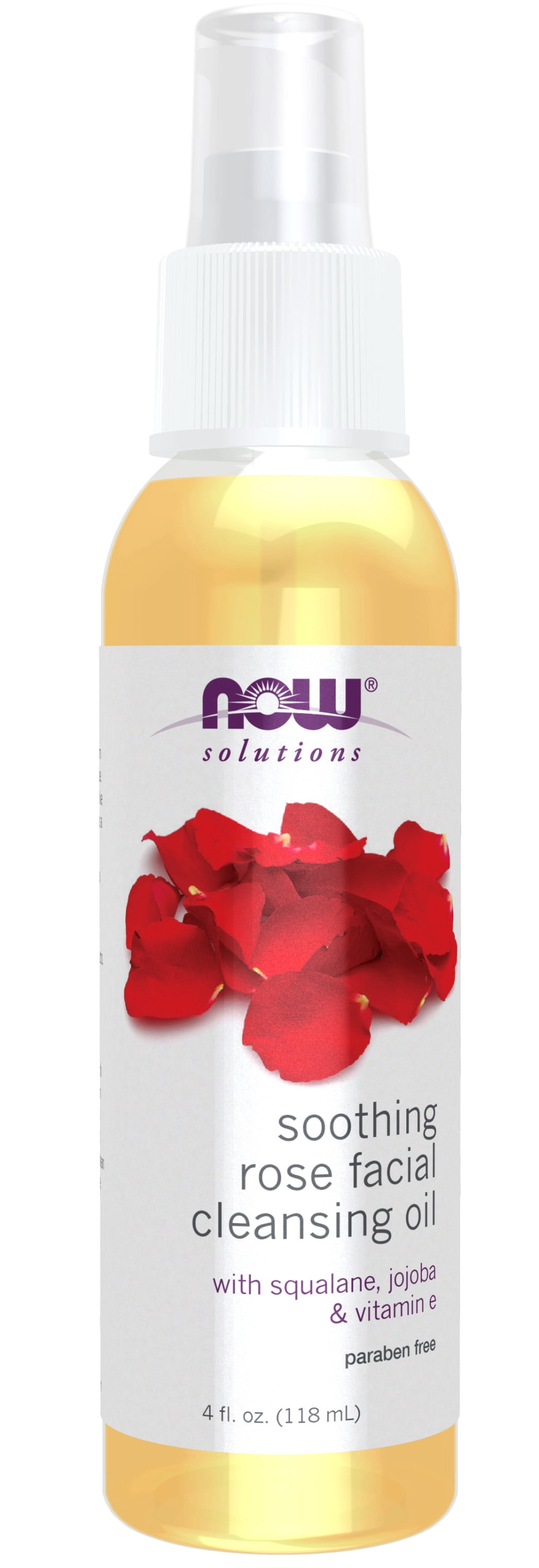 NOW Solutions, Soothing Rose Facial Cleansing Oil With Jojoba, Vitamin ...