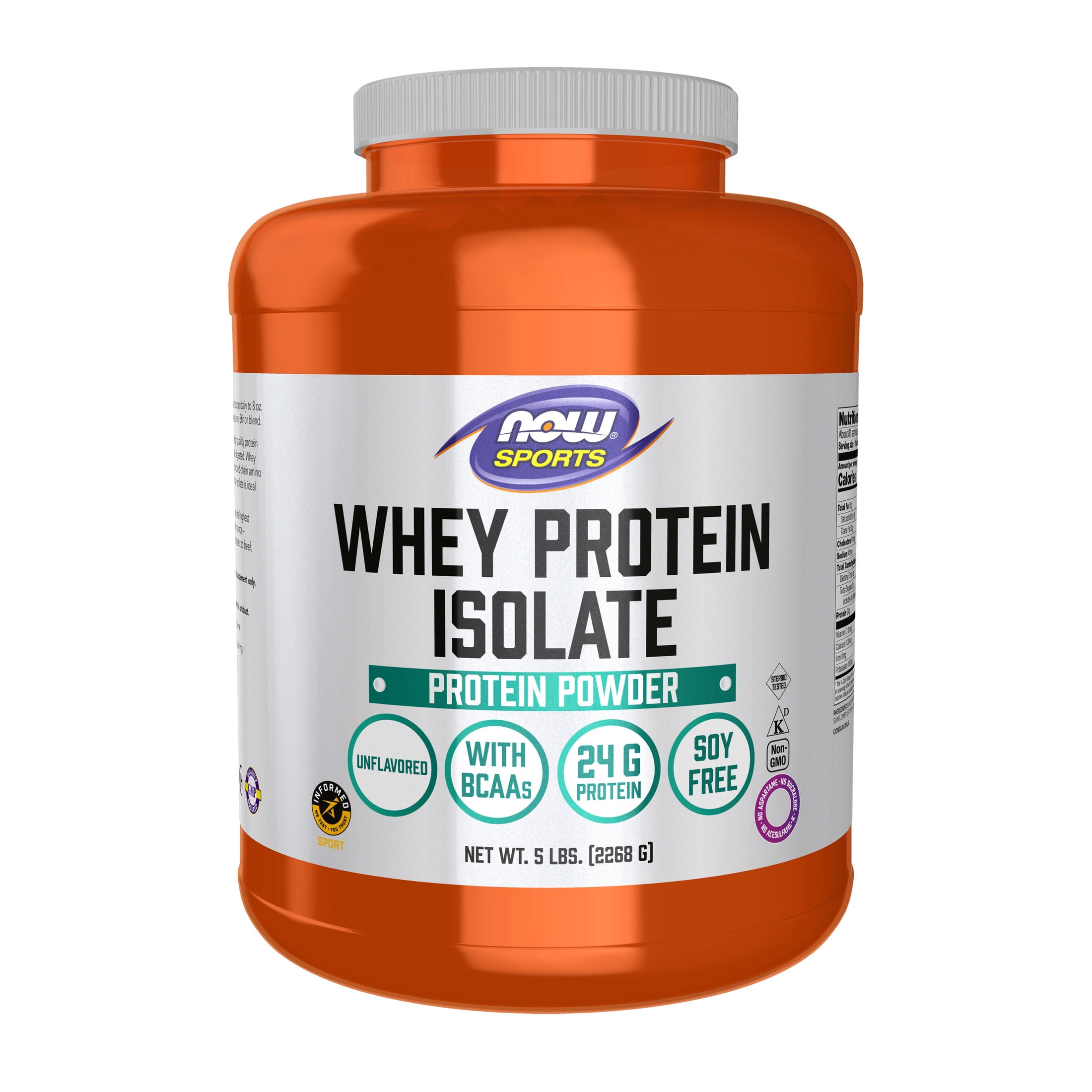 NOW Whey Protein 25g - Protein isolates for gyms - Walmart Business ...