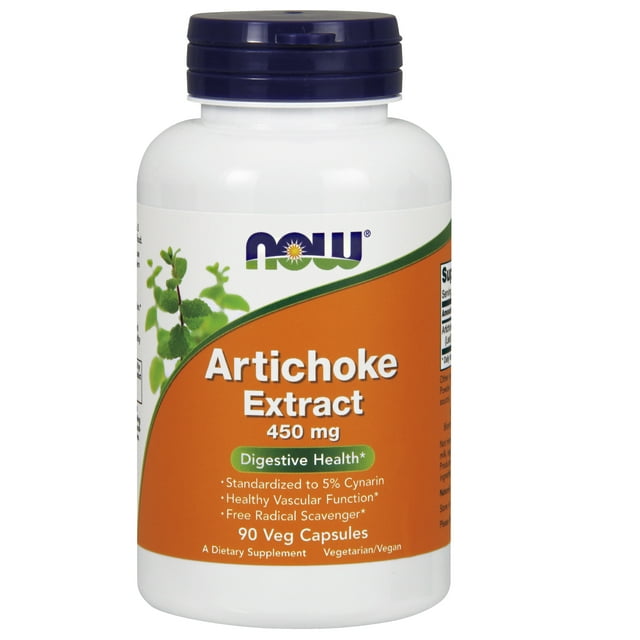 NOW Supplements, Artichoke Extract 450 mg (Standardized to 5% Cynarin ...