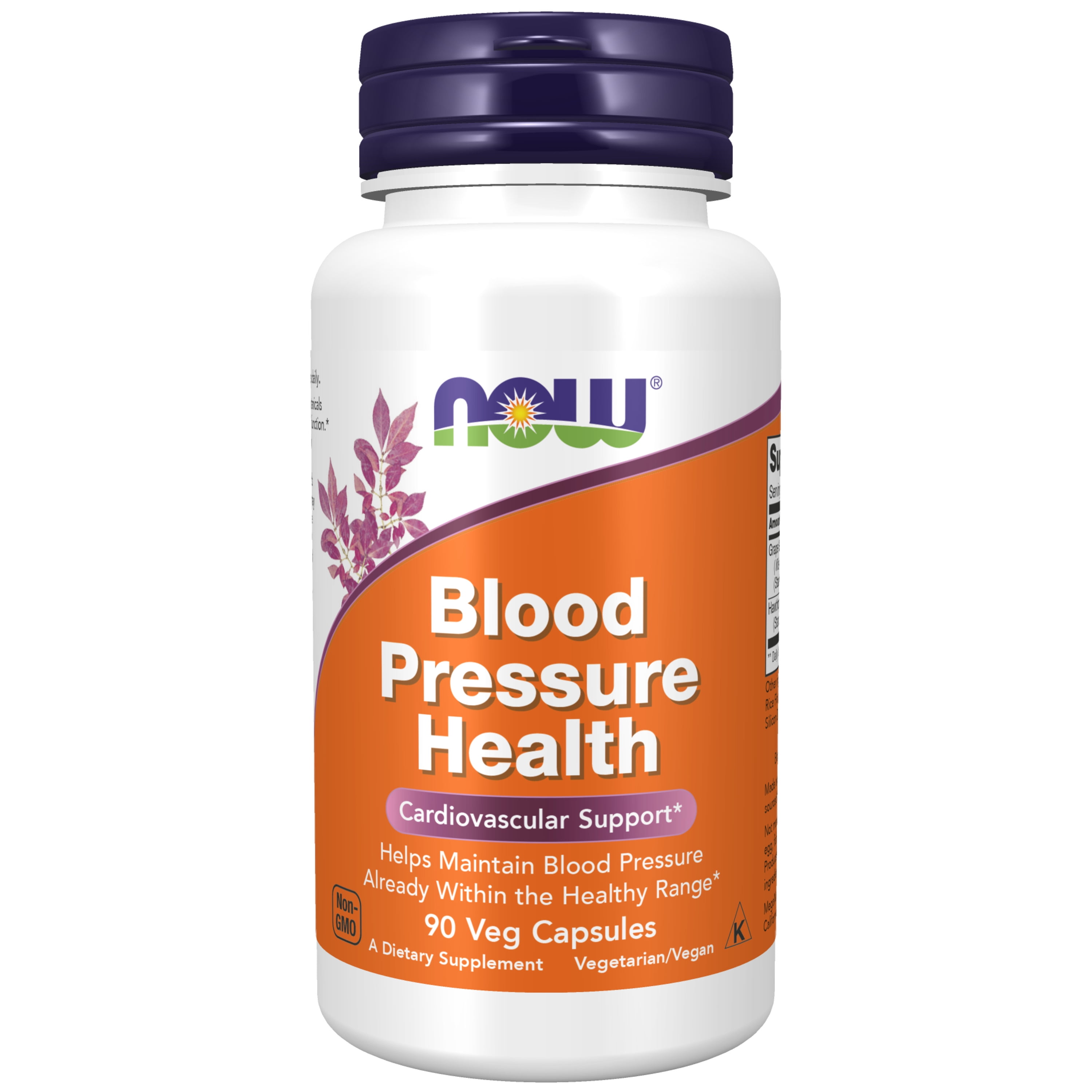 Now Foods Premium Blood Pressure Support Formula, Cardiovascular ...