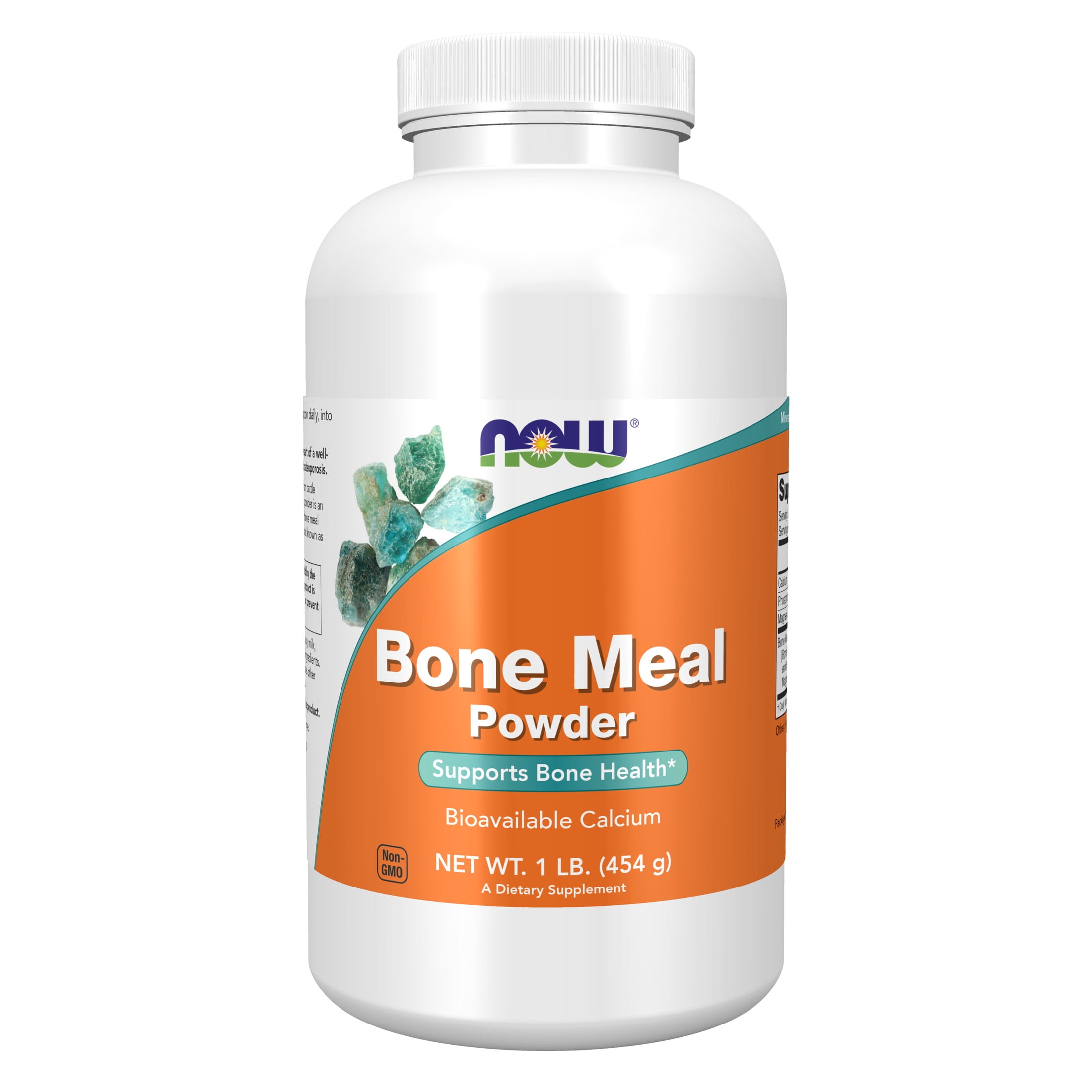 NOW Supplements, Natural Bone Meal Powder, Source of Calcium and ...