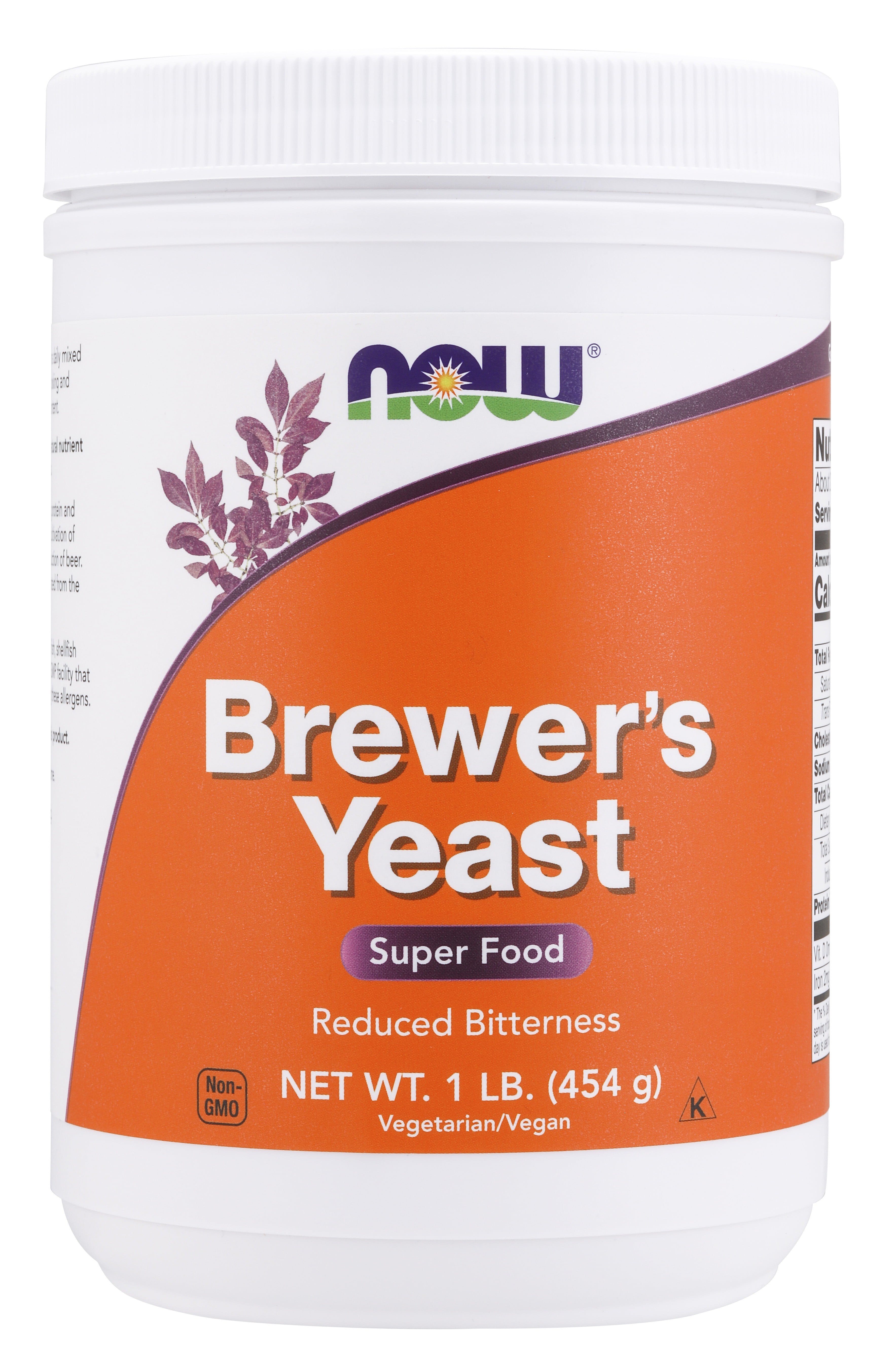 NOW Supplements, Brewer's Yeast Powder with naturally occurring Protein ...
