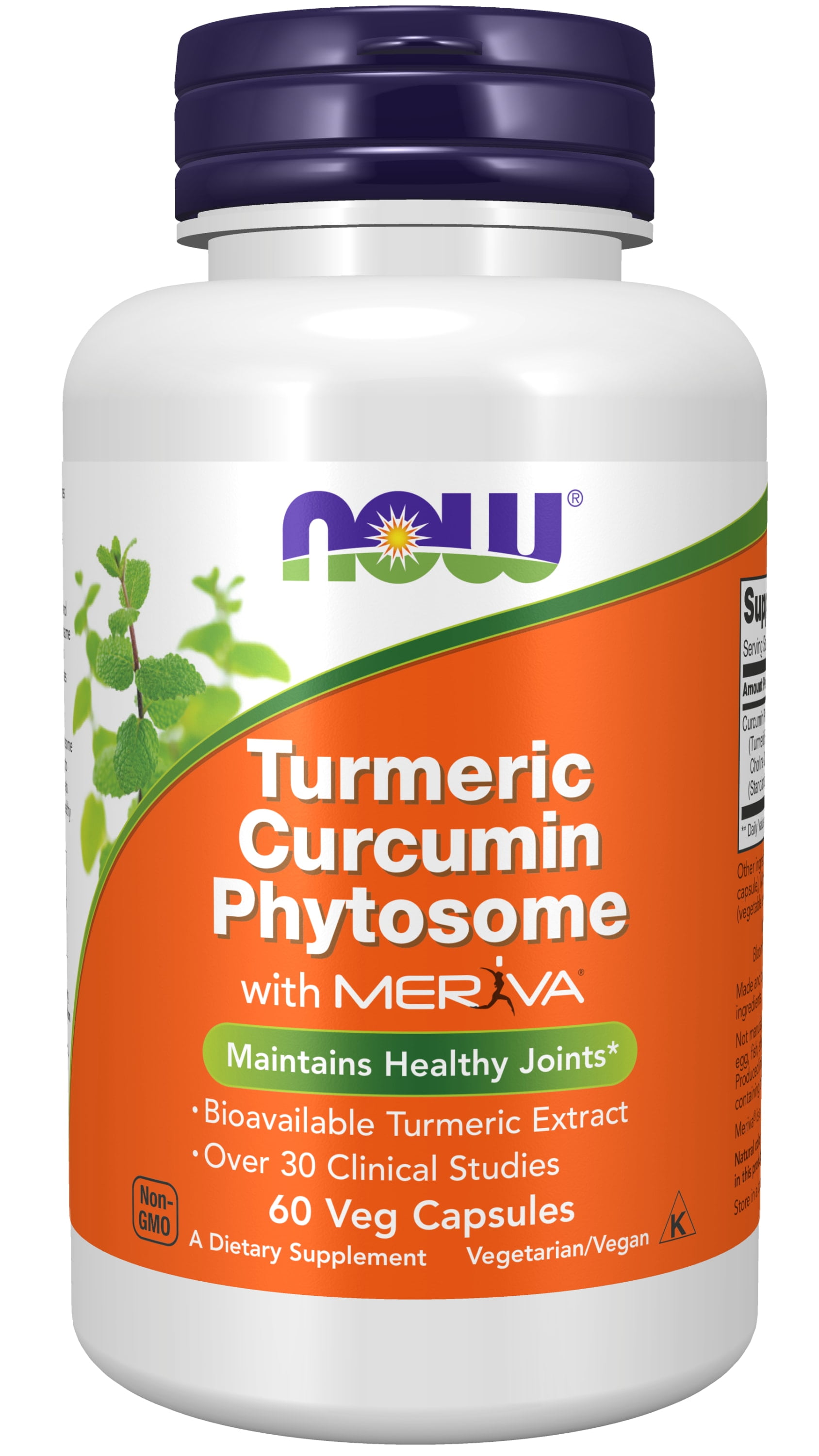 NOW Supplements High Absorption Curcumin Phytosome, Bio-Enhanced ...