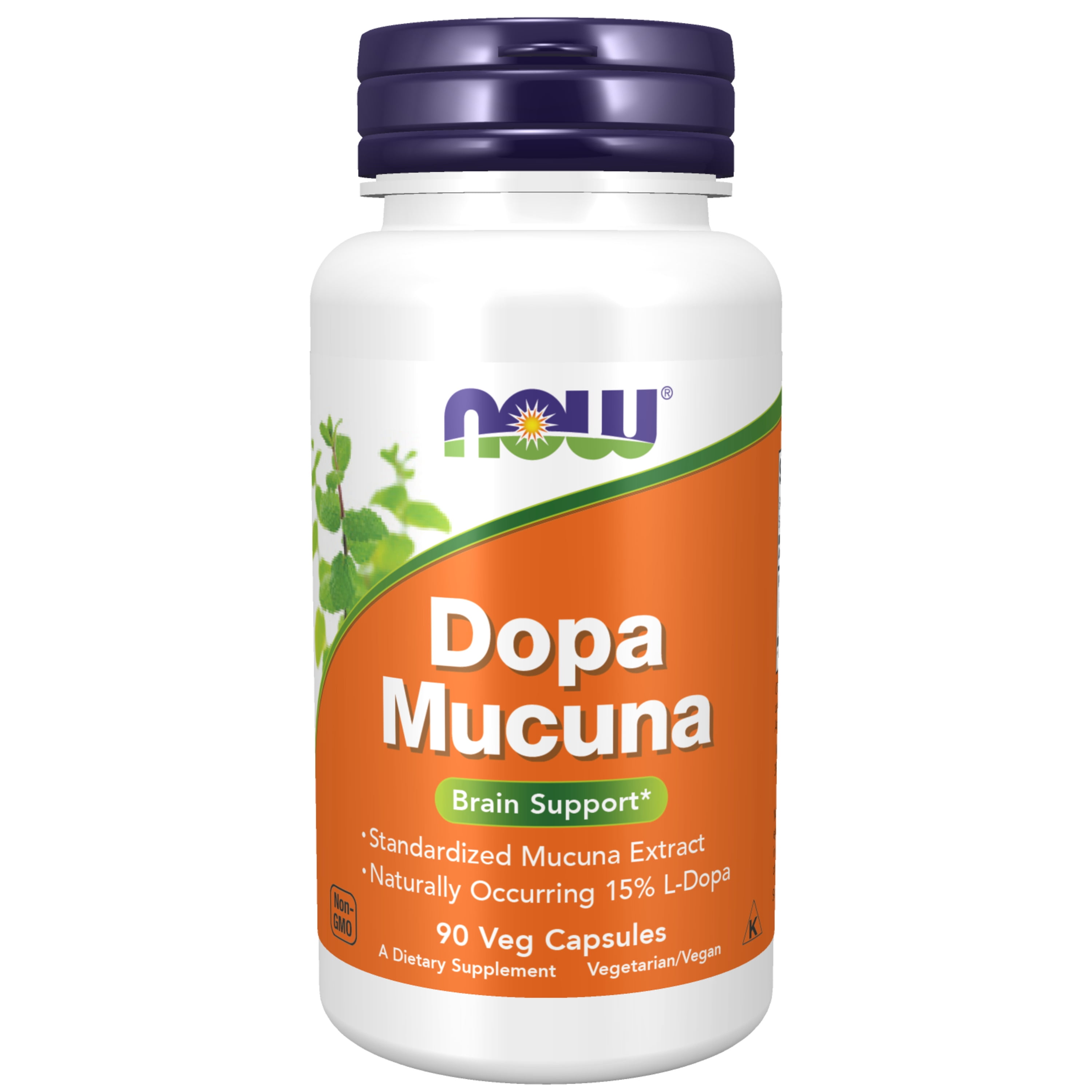 NOW Supplements, DOPA Mucuna, Standardized Mucuna Extract with ...