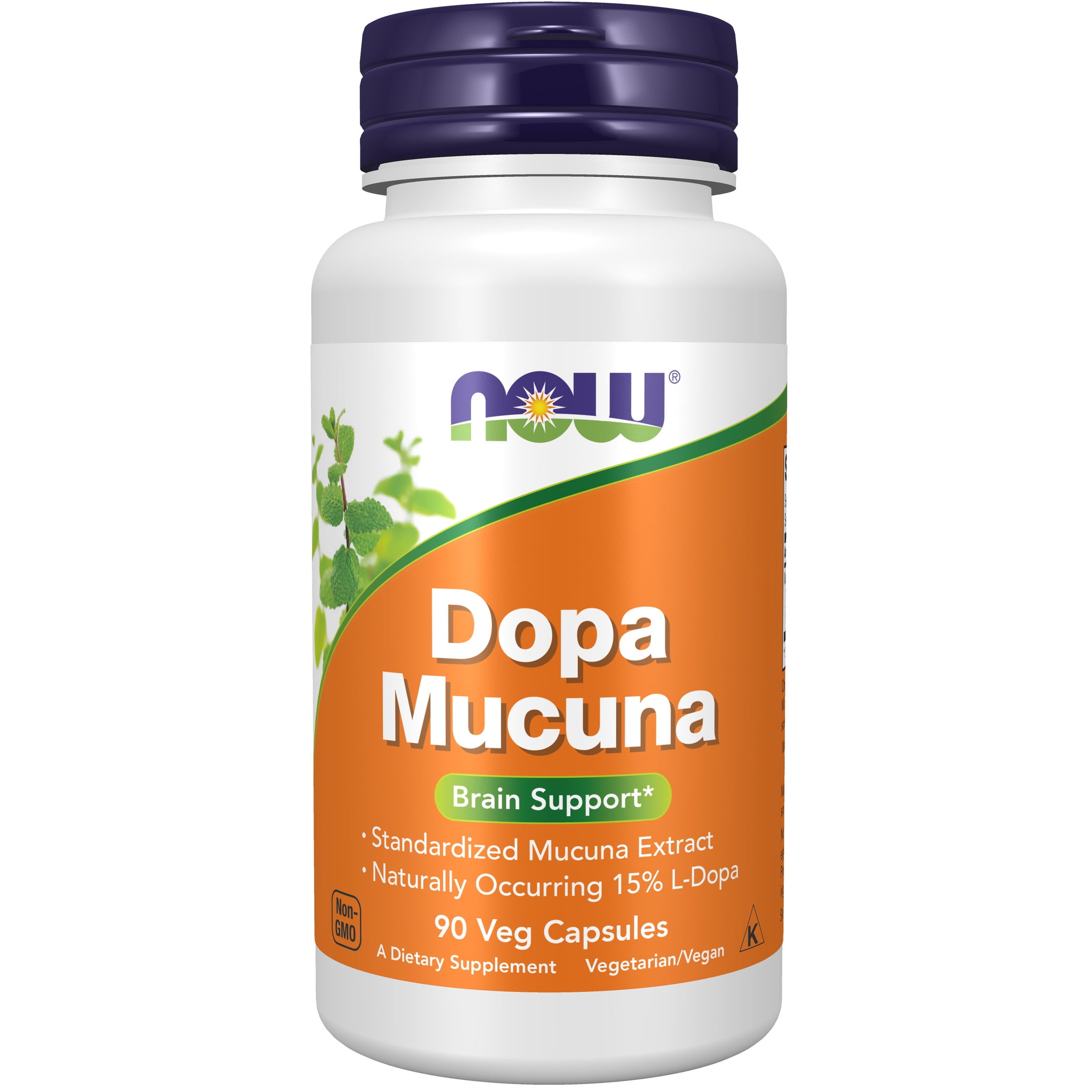 NOW Supplements, DOPA Mucuna, Standardized Mucuna Extract with ...