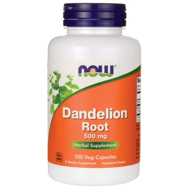 NOW Supplements, Dandelion Root (Taraxacum officinale) 500 mg, Herbal ...