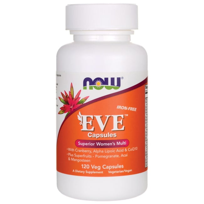 NOW Supplements, Eve™ Women's Multivitamin with Cranberry, Alpha Lipoic ...