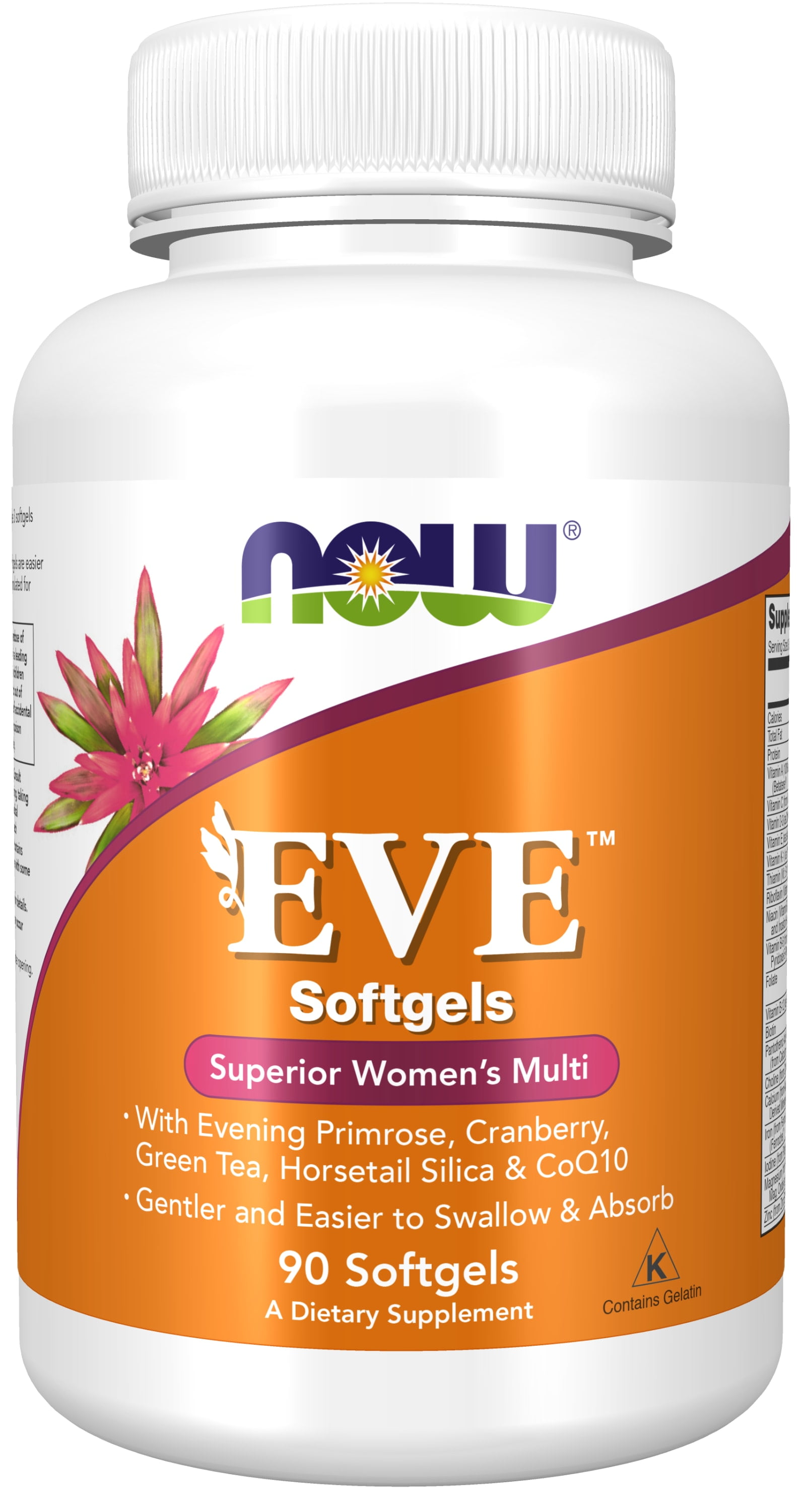 NOW Supplements, Eve™ Women's Healthy Vitamins, Feminine Adult ...