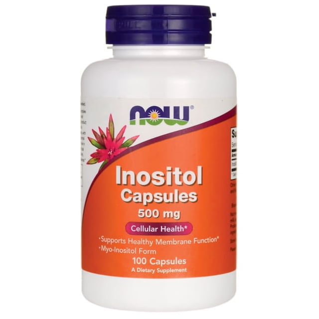 NOW Supplements, Inositol 500 mg, Healthy Membrane Function*, Cellular ...