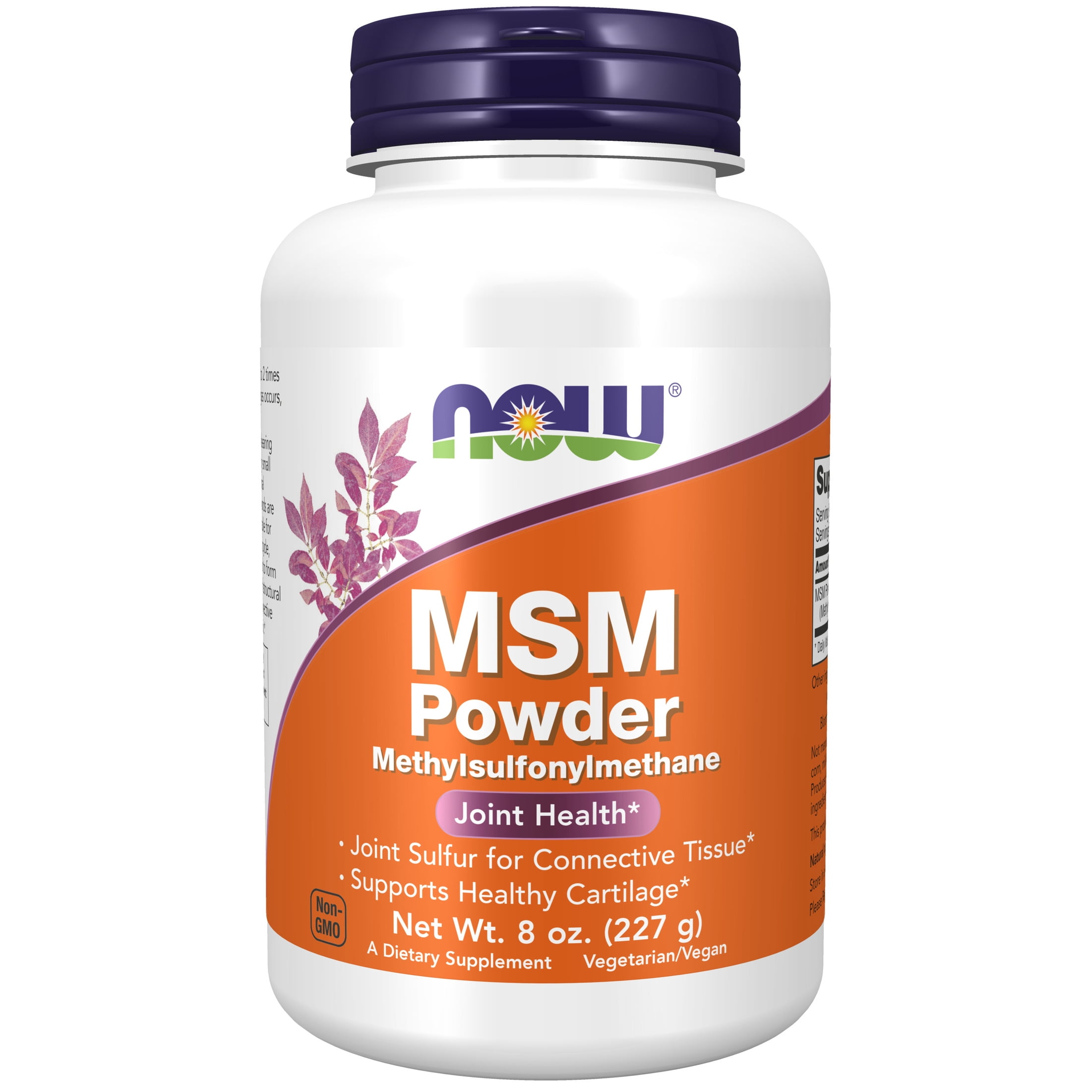 NOW Supplements, Pure MSM Powder, Supports Healthy Cartilage & Joint ...