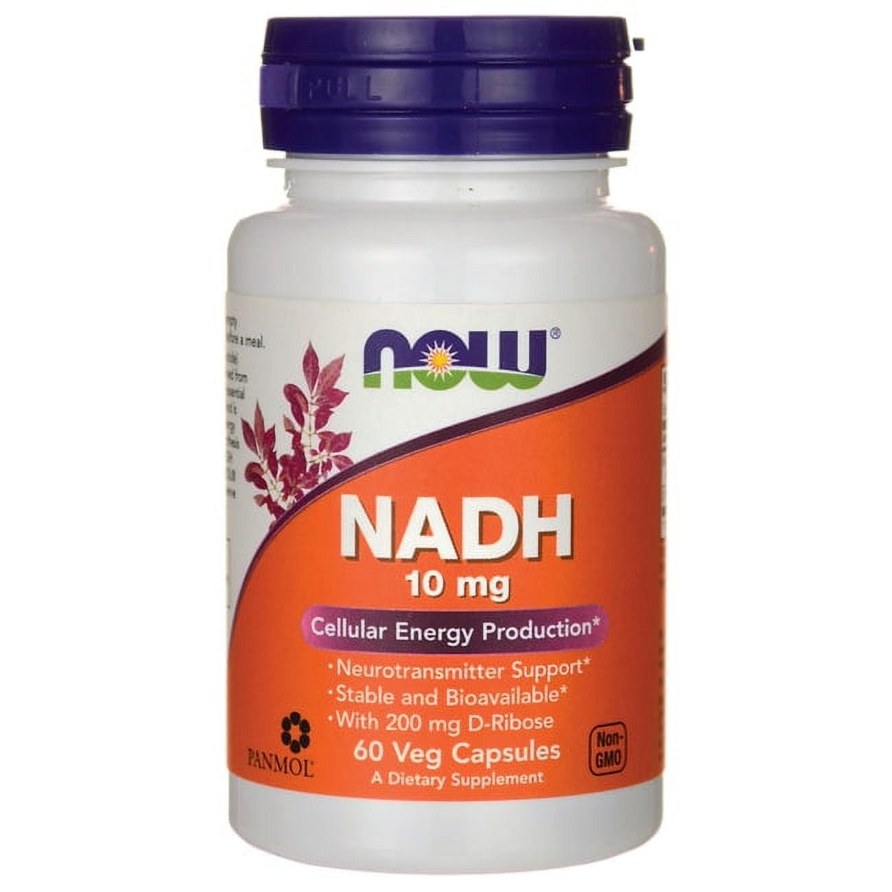 NOW Supplements, NADH (Reduced Nicotinamide Adenine Dinucleotide) 10 mg ...