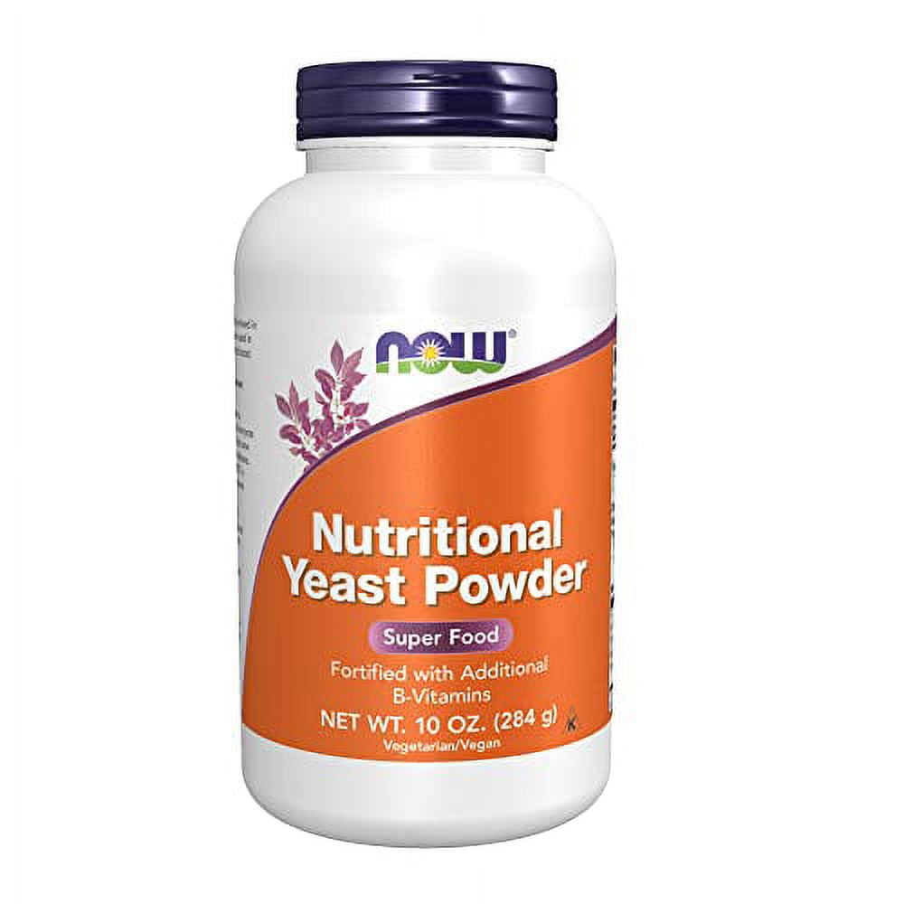 NOW Supplements, Nutritional Yeast Powder Fortified with Additional B ...