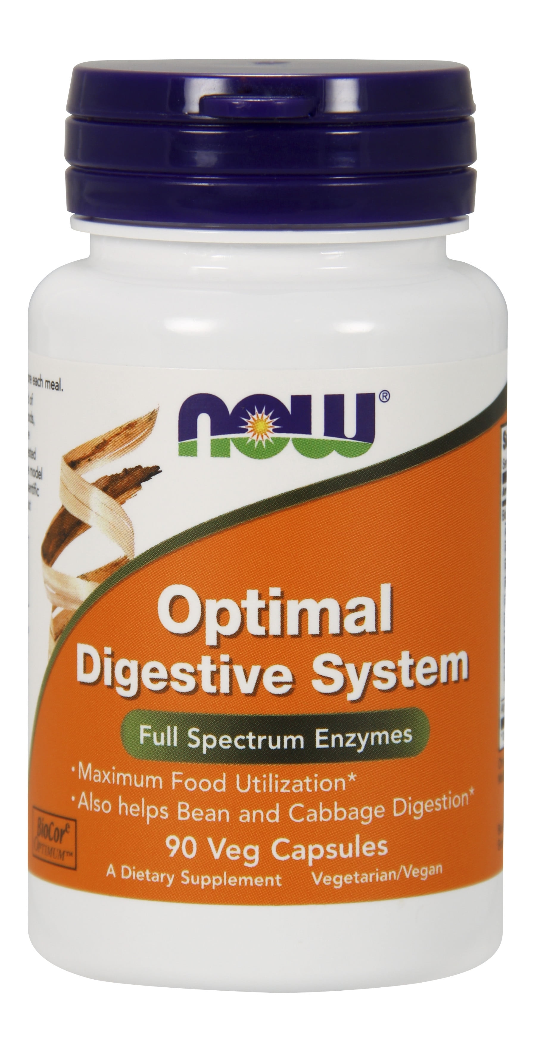 NOW Supplements, Optimal Digestive System, Full Spectrum Enzymes, 90 ...