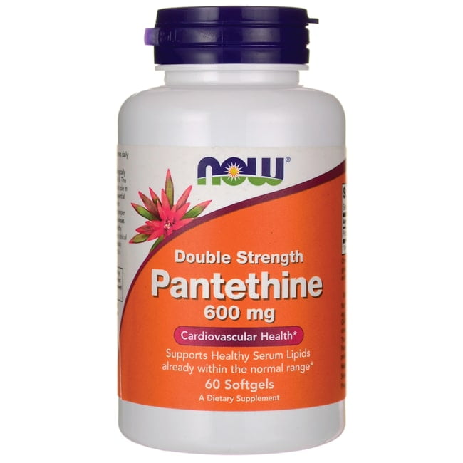 NOW Supplements, Pantethine (Coenzyme A Precursor) 600 mg, Double ...