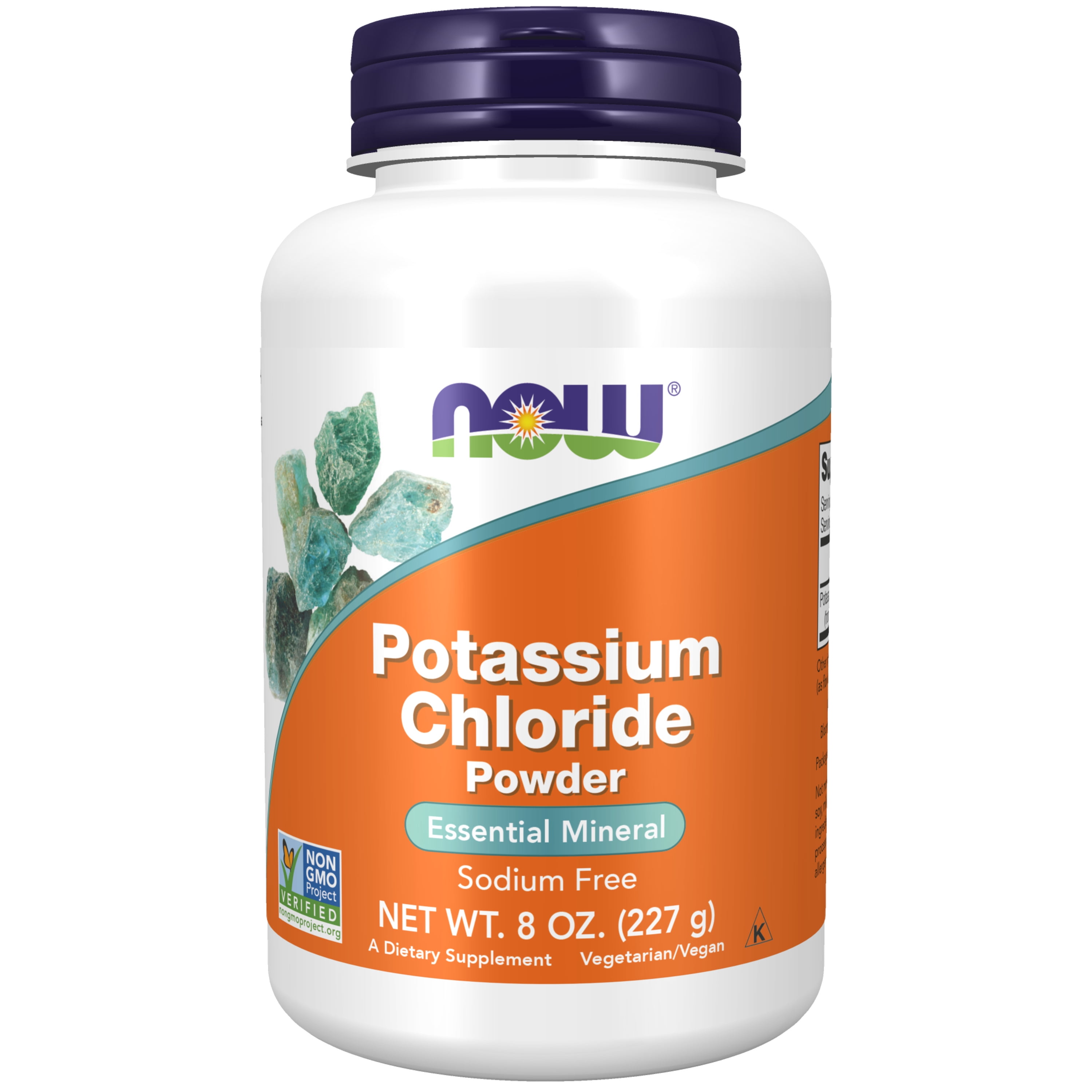 NOW Supplements, Certified Non-GMO, Pharmaceutical Grade Potassium ...