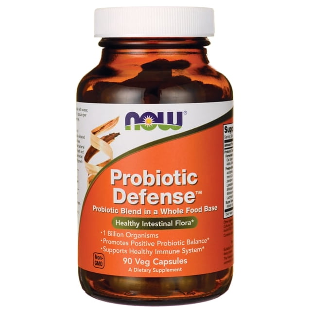 NOW Supplements, Probiotic Defense, Probiotic Blend in a Whole Food ...