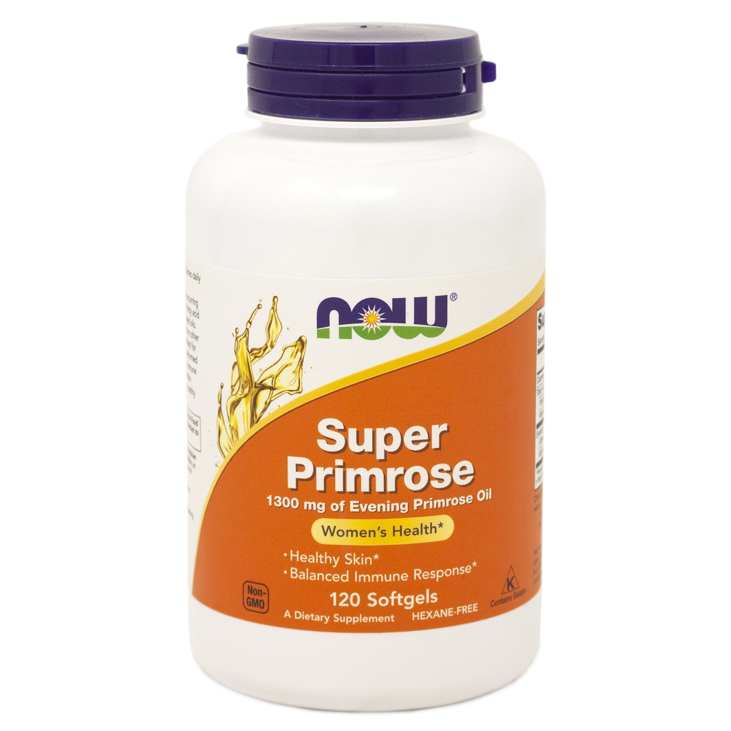NOW Supplements, Super Primrose 1300 mg with Naturally Occurring GLA ...