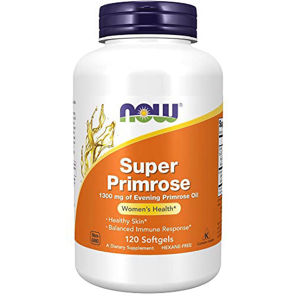 NOW Supplements, Super Primrose 1300 mg with Naturally Occurring GLA ...