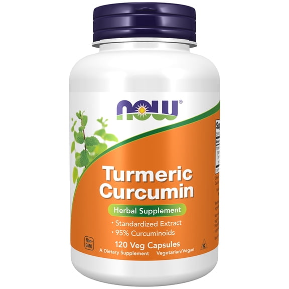 (2 pack) NOW Supplements, Turmeric Curcumin, Derived from Turmeric Root ...