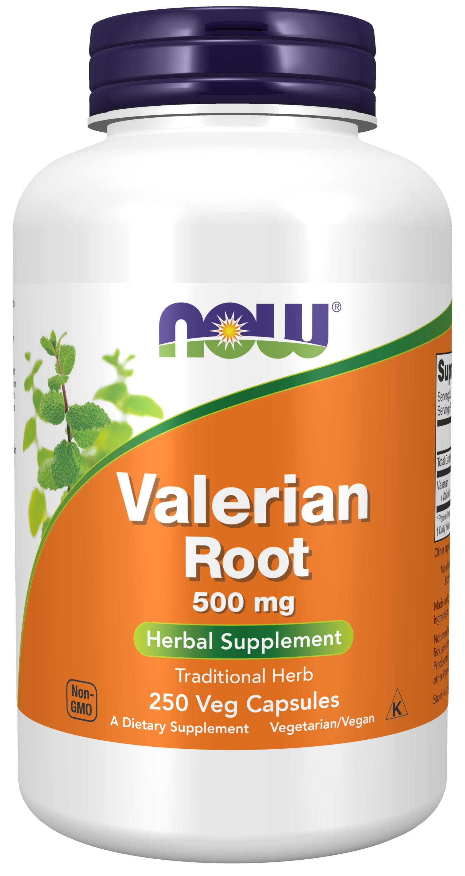 NOW Supplements, Valerian Root (Valeriana officinalis) 500 mg, Herbal ...