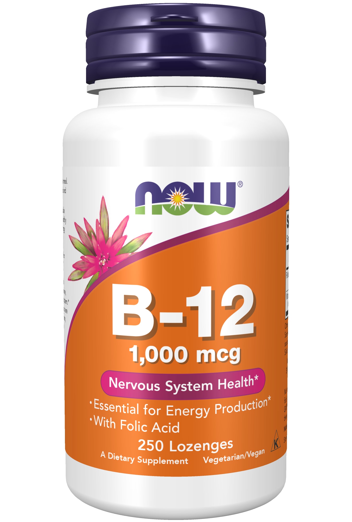 NOW Supplements, Vitamin B-100, Energy Production*, Nervous System ...