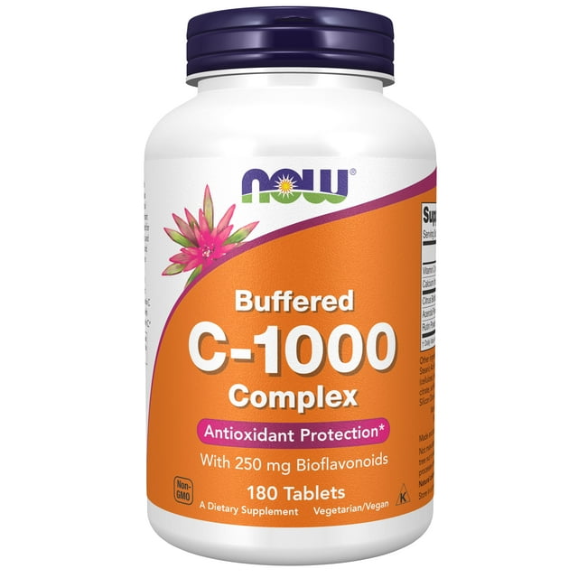 NOW Supplements, Vitamin C-1000 Complex with 250 mg of Bioflavonoids ...