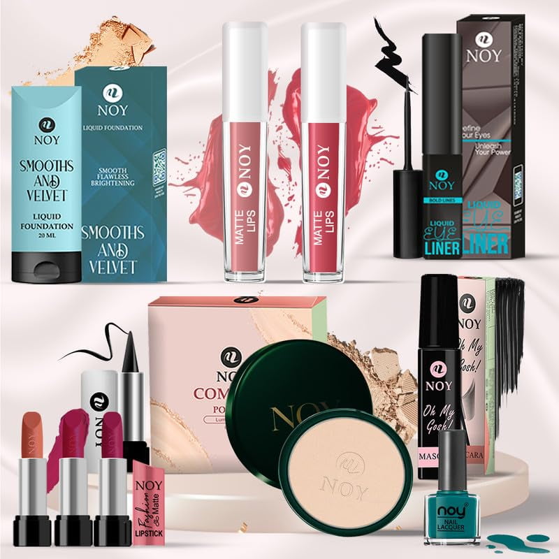 NOY AllDay Wear Makeup Kit Glamour Ready Beauty Set A Premium Kit of ...