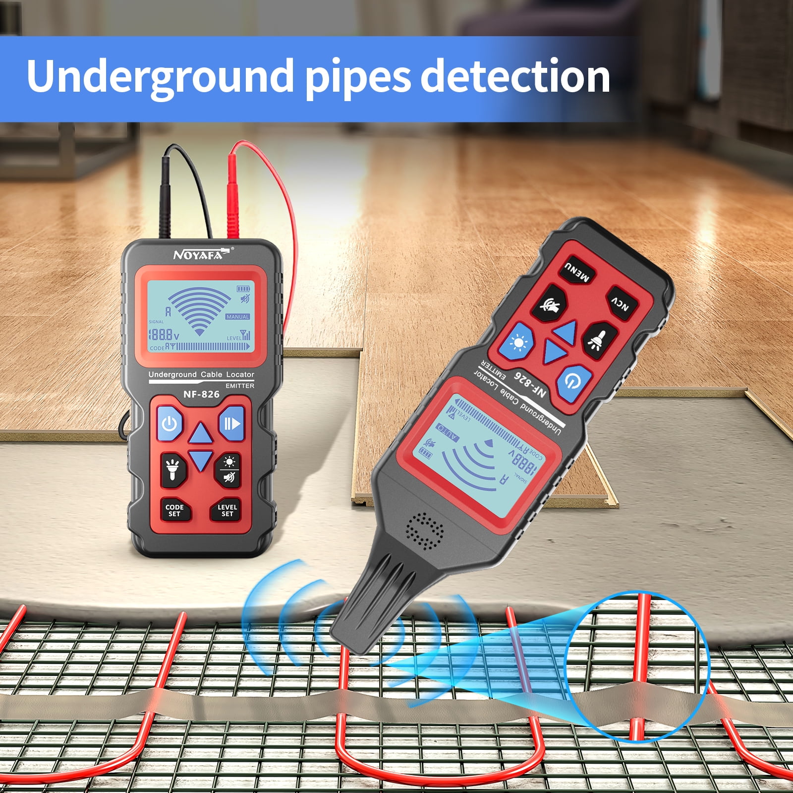 NOYAFA NF-826 Underground Cable Tester Locator Circuit Tracer Metal ...