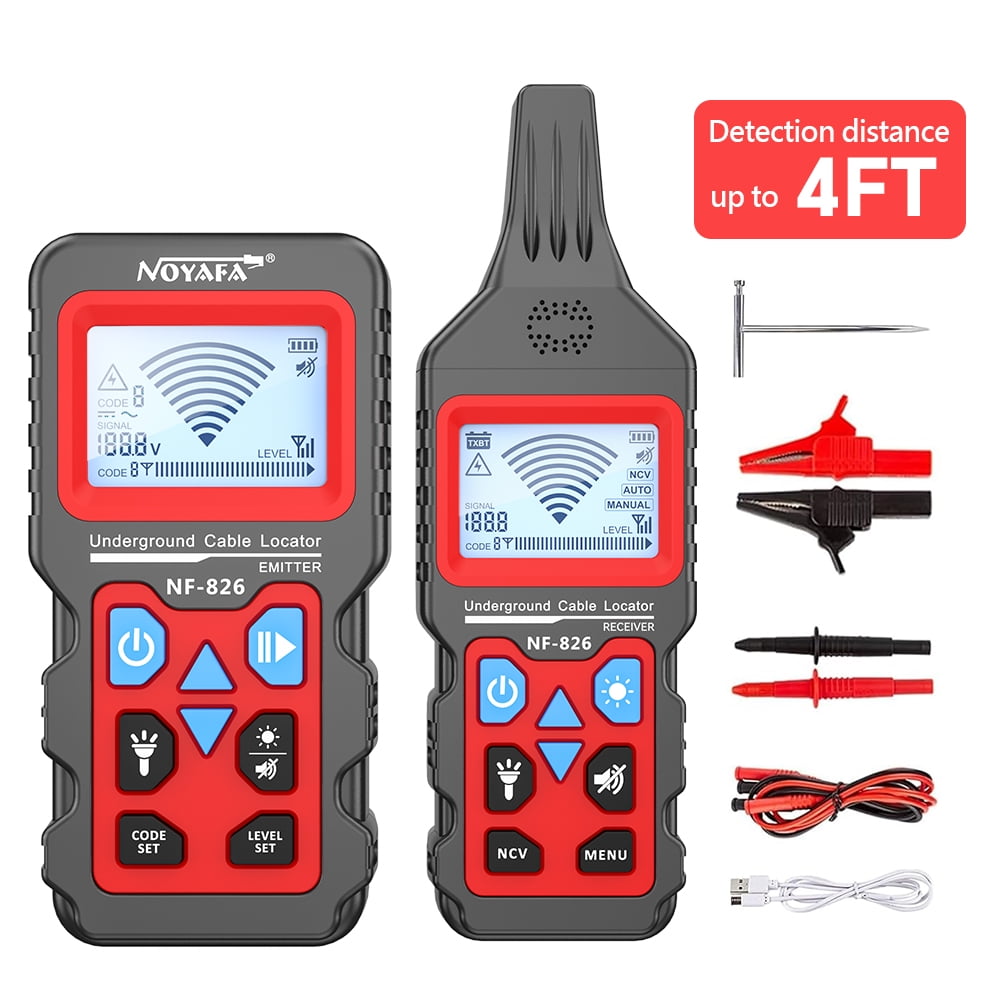 NOYAFA NF-826 Underground Cable Tester Locator Circuit Tracer Metal ...