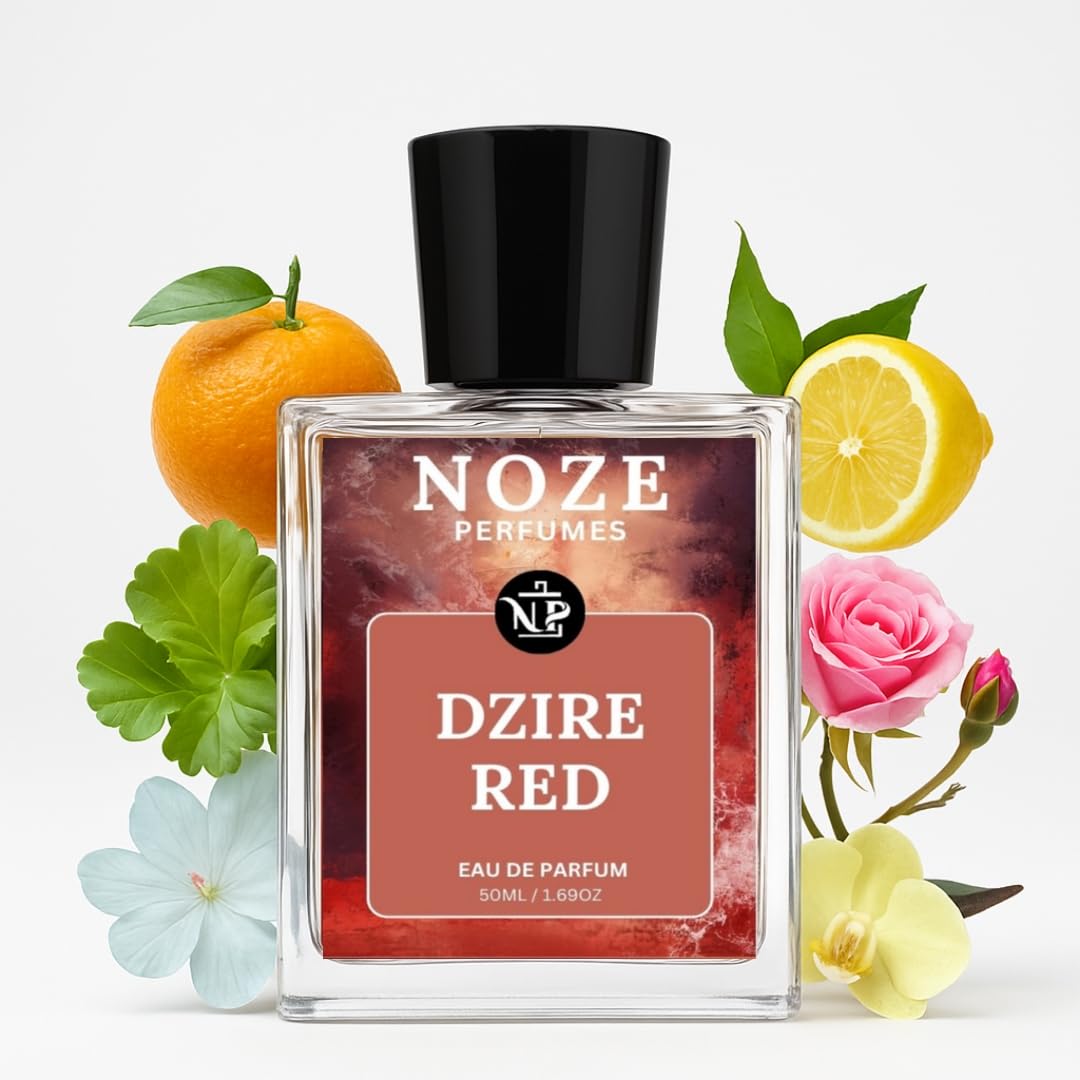 NOZE PERFUMES Dzire Red Perfume for Men Warm Fruity Woody Eau de Parfum ...