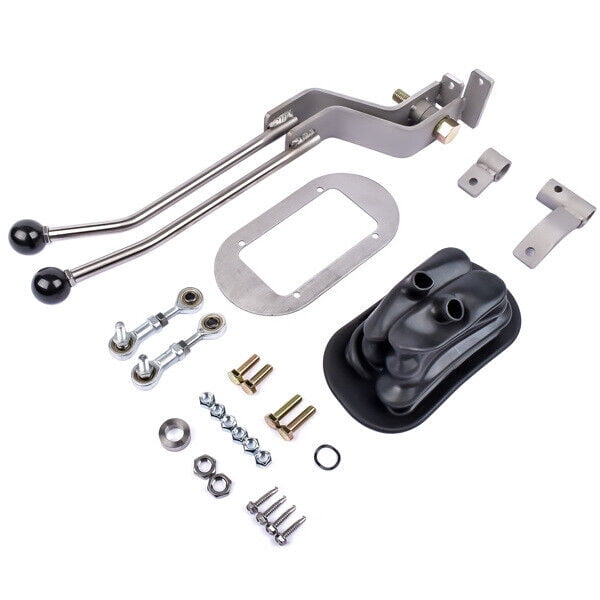 NP-205 Stainless Twin-Stick Shifter w/Boot For GM Transfer Case Shifter NP205GM8 - Walmart.com