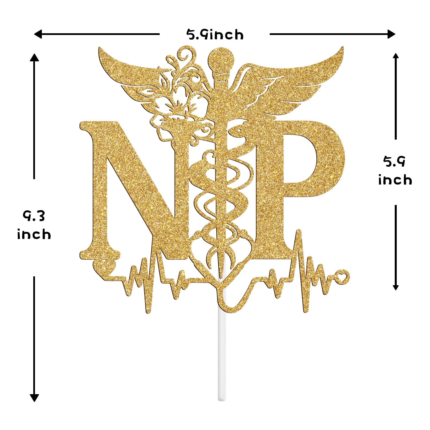 NP Cake Topper, AJH3 Congrats Nurse Grad, Future RN/BSN/CNA/LPN/PA ...