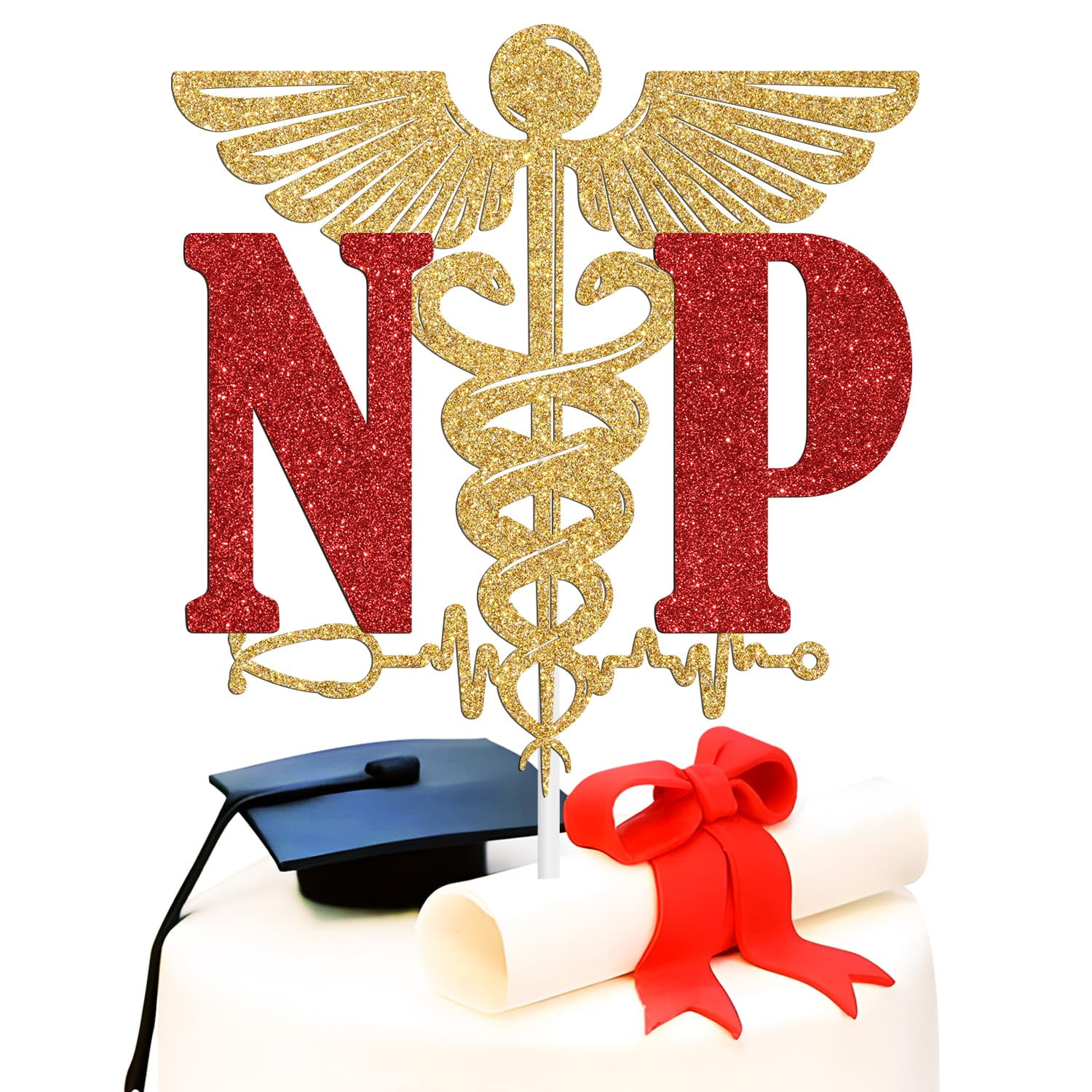 NP Cake Topper, Congrats Nurse Practitioner, BSL1 2025 Nurse Grade ...