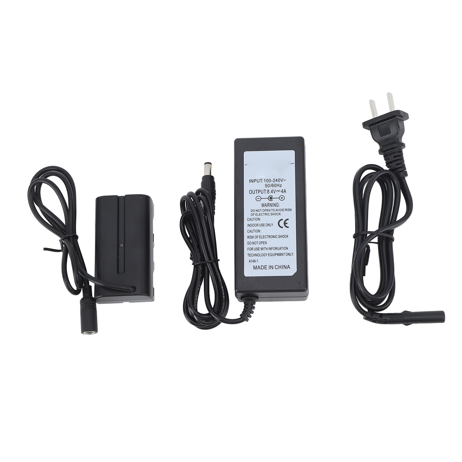 NP F550 Dummy Battery DC Coupler Full Decoding AC F550 Power Adapter ...