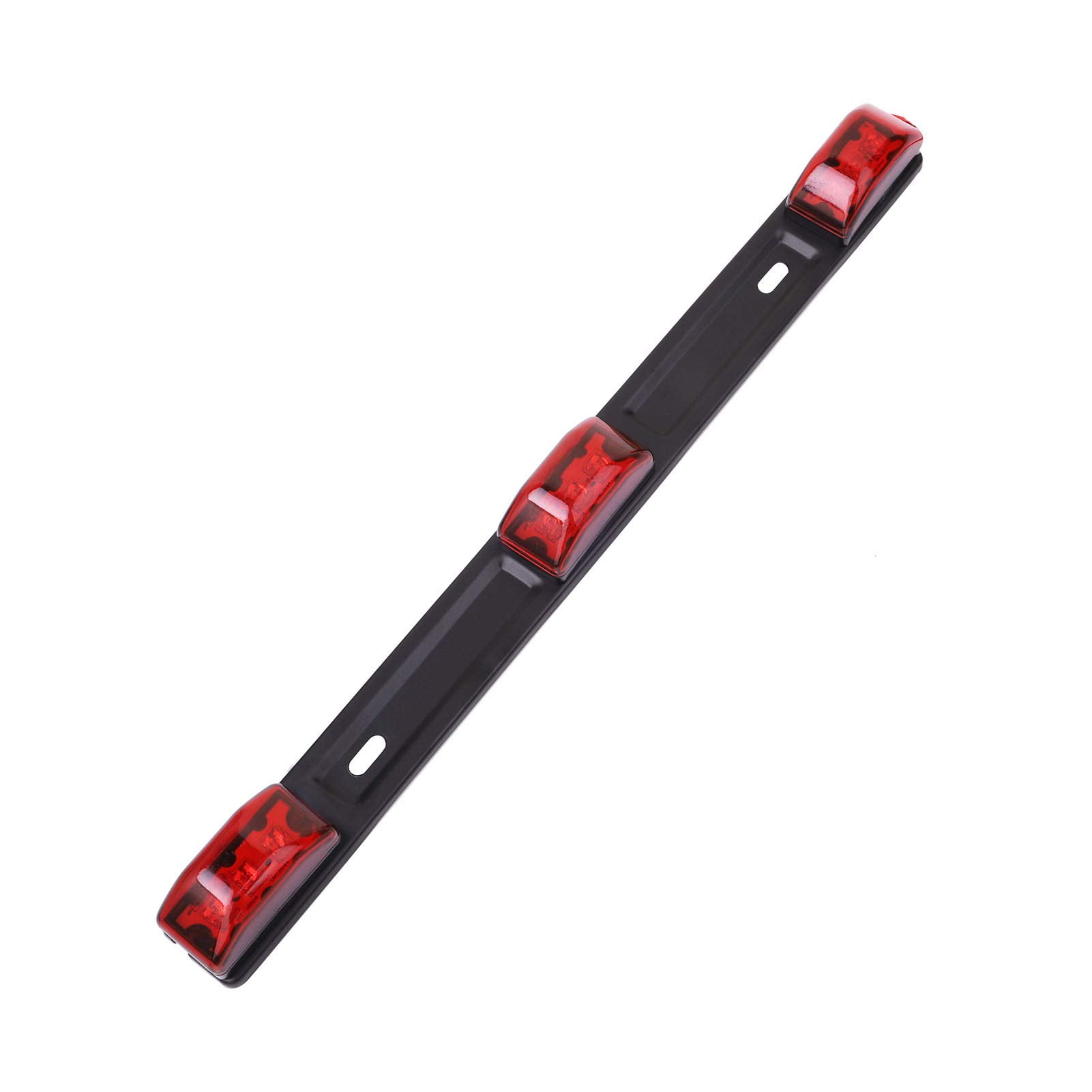 NPAUTO Red Trailer Light KEF16 Bar 3 Light 9 LED Clearance ID Lightbar ...