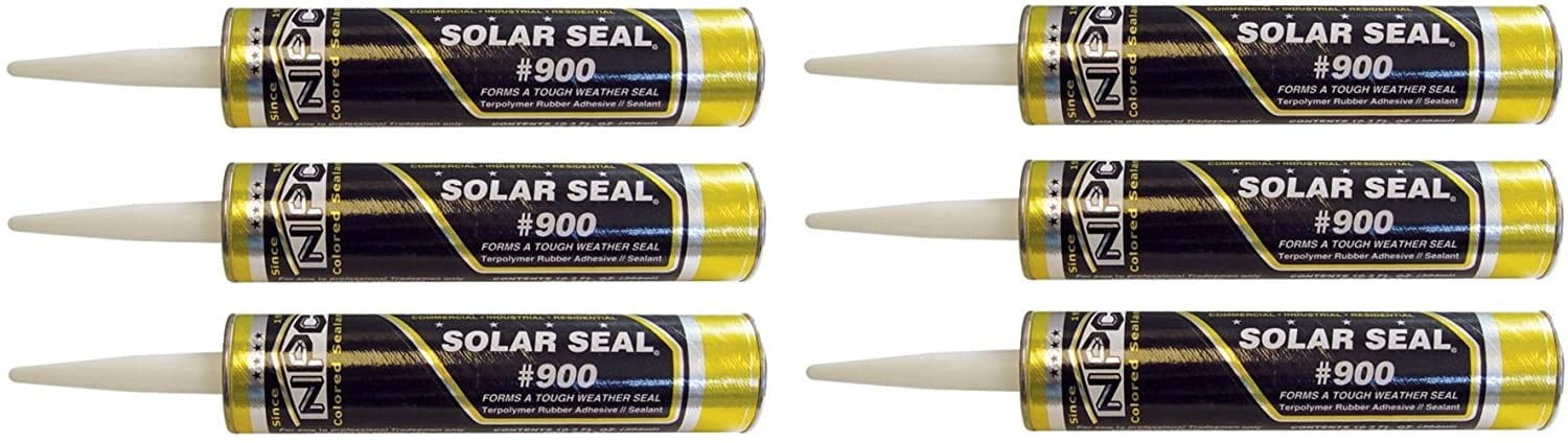 NPC #900 Solar Seal 6 Pack - Metal Roofing Flashing/Panels, Vinyl and ...