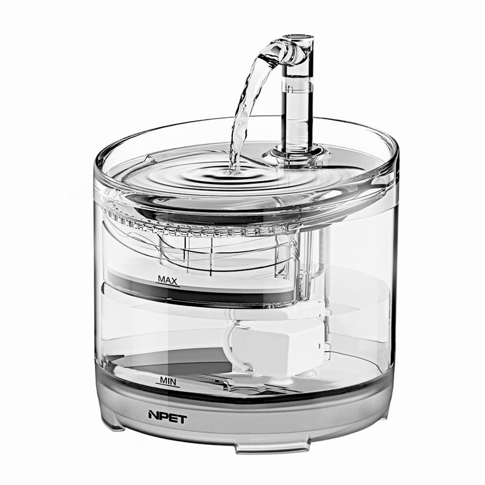NPET, Automatic Cat Water Fountain, 1.5L capacity, Faucet Kits ...