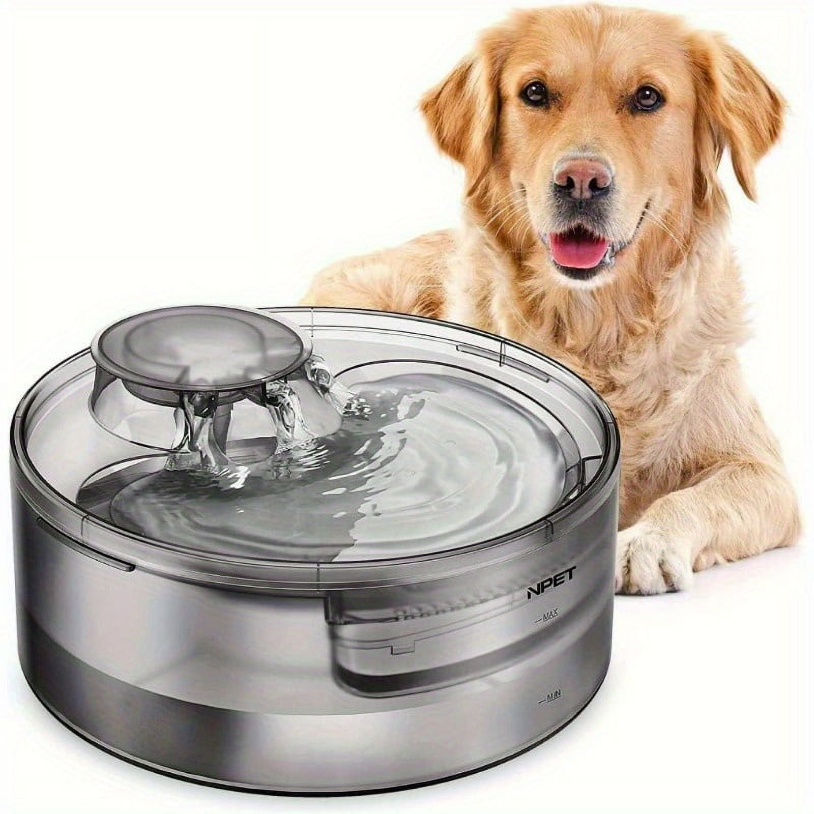 NPET DF30 Dog Water Fountain, 2 Gallon/270oz/8L Large Automatic Pet ...