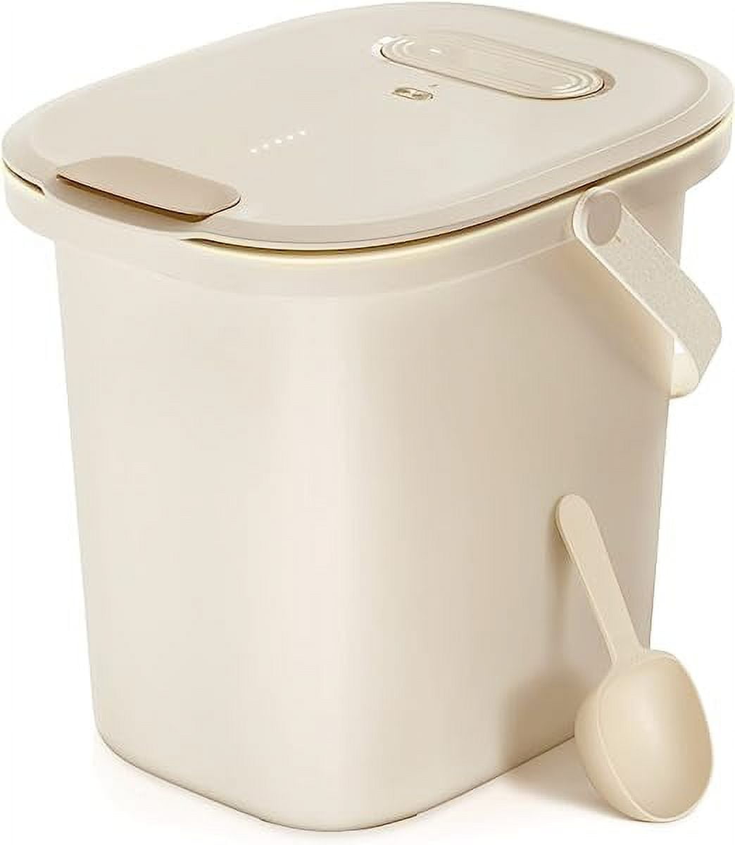 NPET Sealed Dog Food Storage Container, Quick-release 15lbs Large ...