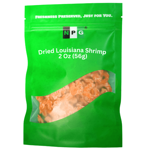 NPG Dried Louisiana Shrimp 2 Oz, Fresh-Caught & Dehydrated for Snacks ...